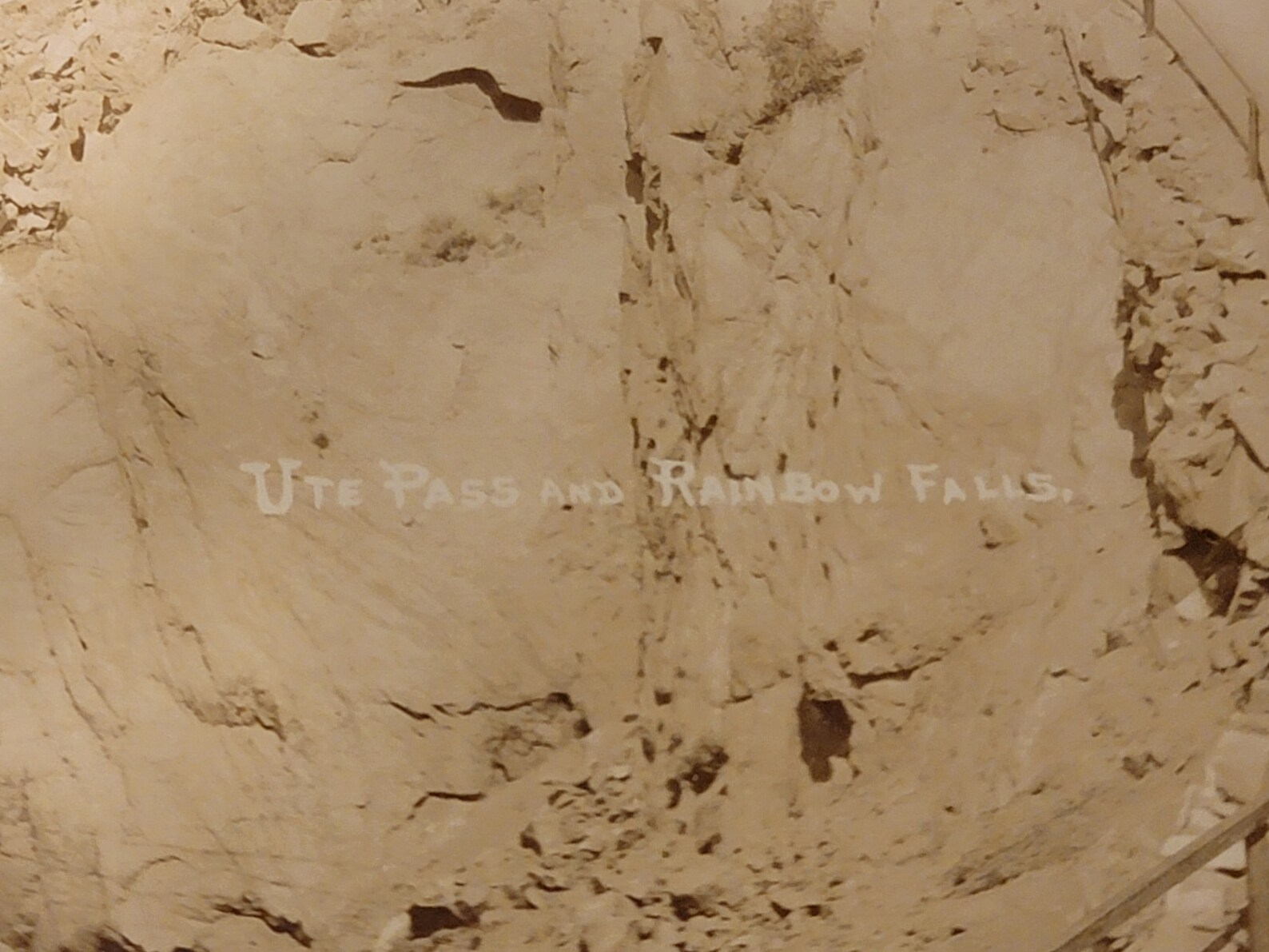 Historic Rainbow Falls & Ute Pass Photo Early 1900s - Etsy