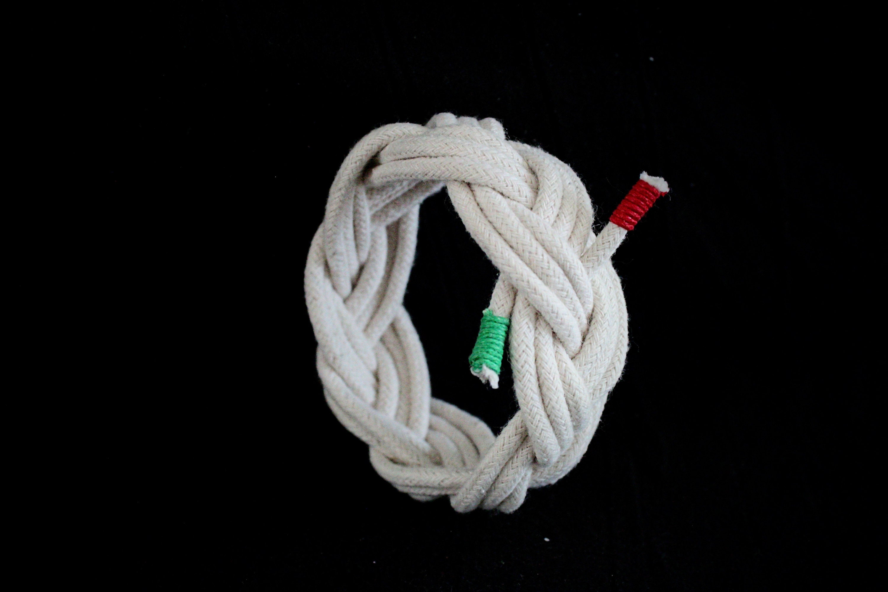 Nautical Sailors Knot Rope Bracelet With Navigation Colors - Etsy