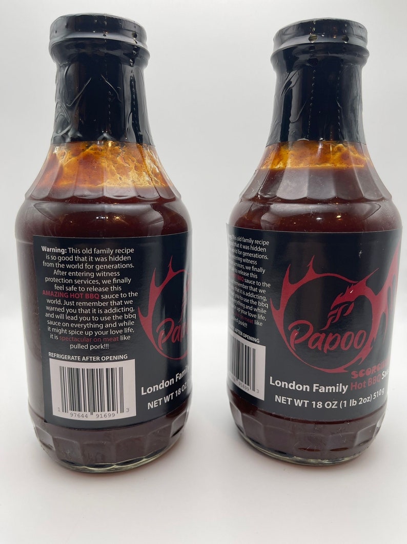 London Family Bbq Sauce "scorching HOT Dragon'', for Extreme Spice ...