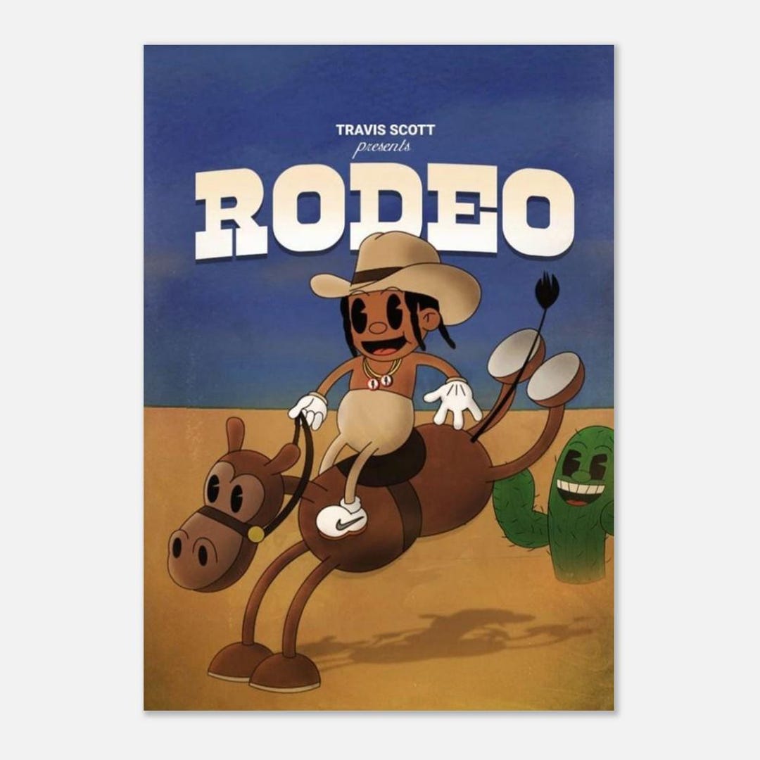 Travis Scott Rodeo Comic Poster - Etsy