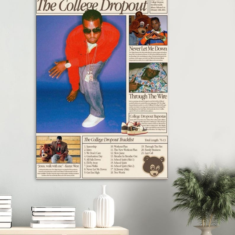 The College Dropout Poster - Etsy