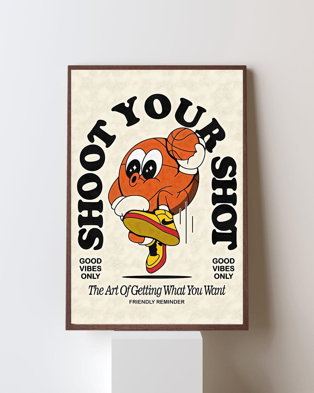 Shoot Your Shot – Motivational Print | High Resolution Digital Art ...