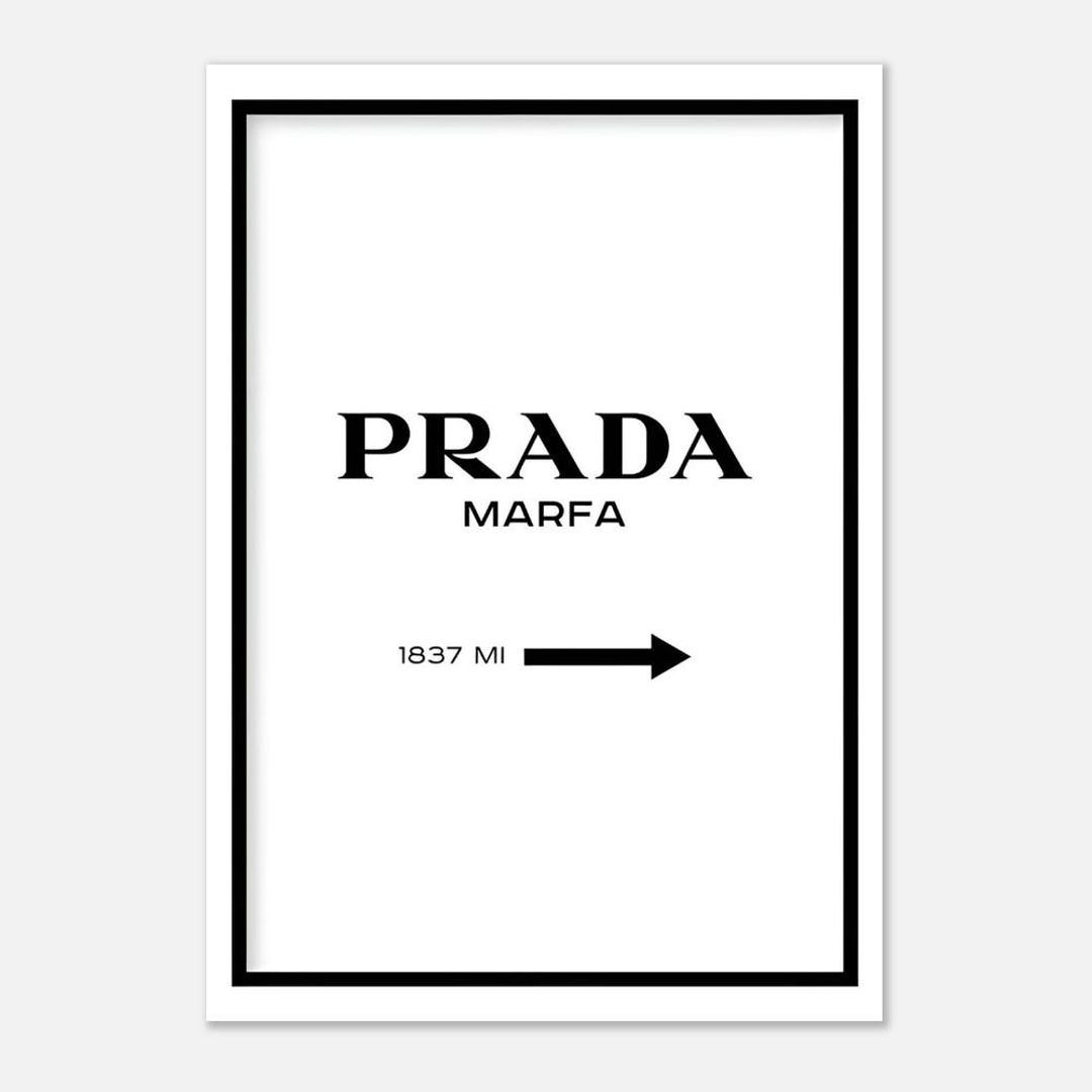 Prada Marfa Poster - Etsy