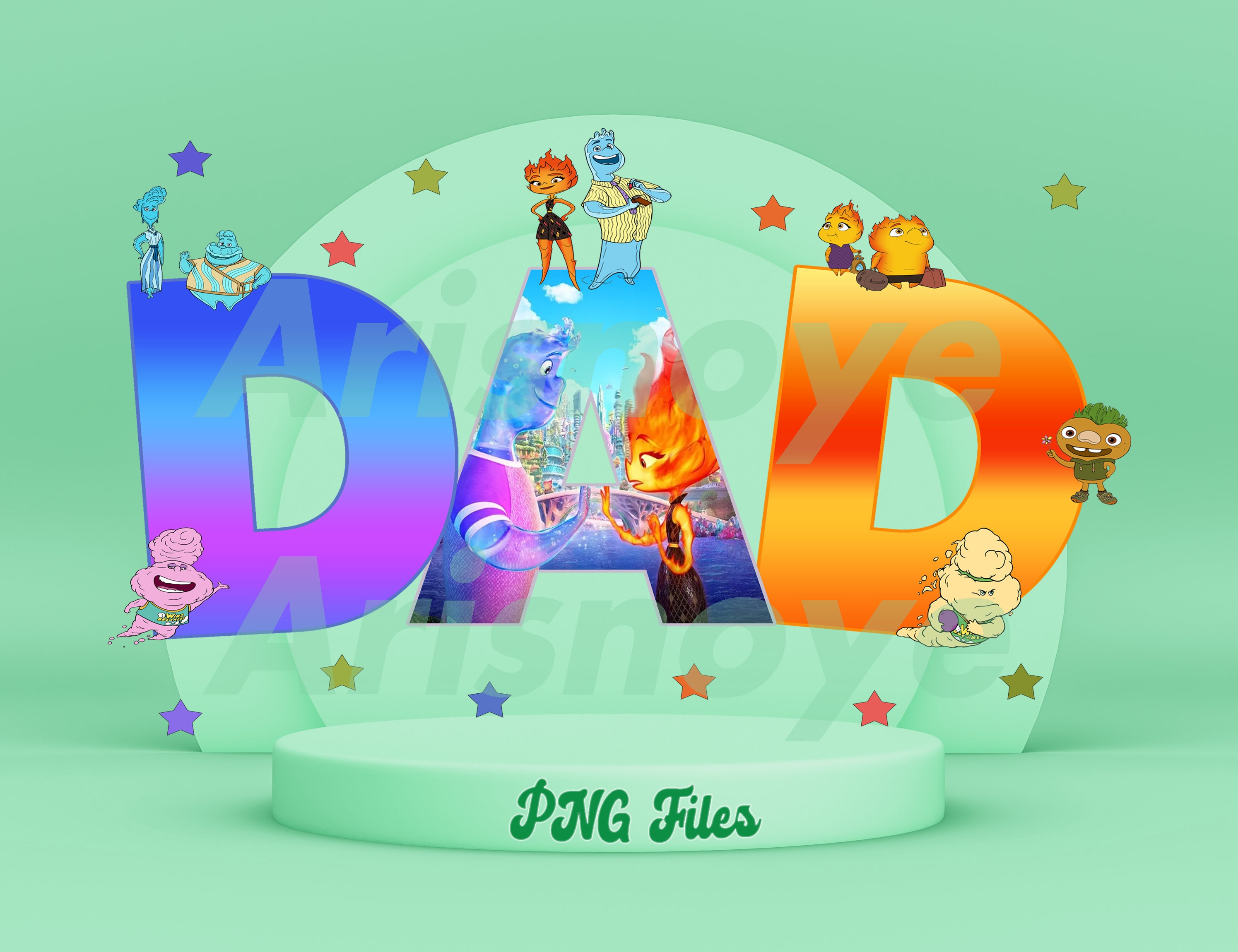 Elemental Png Files / Family Png / Dad Png - Etsy UK