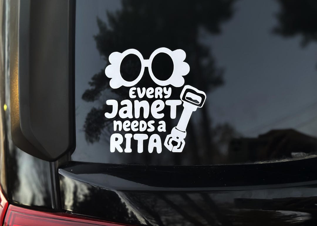 Decal Vinyl, Every Janet Needs, Bumper Sticker, Sticker Car , Vinyl ...
