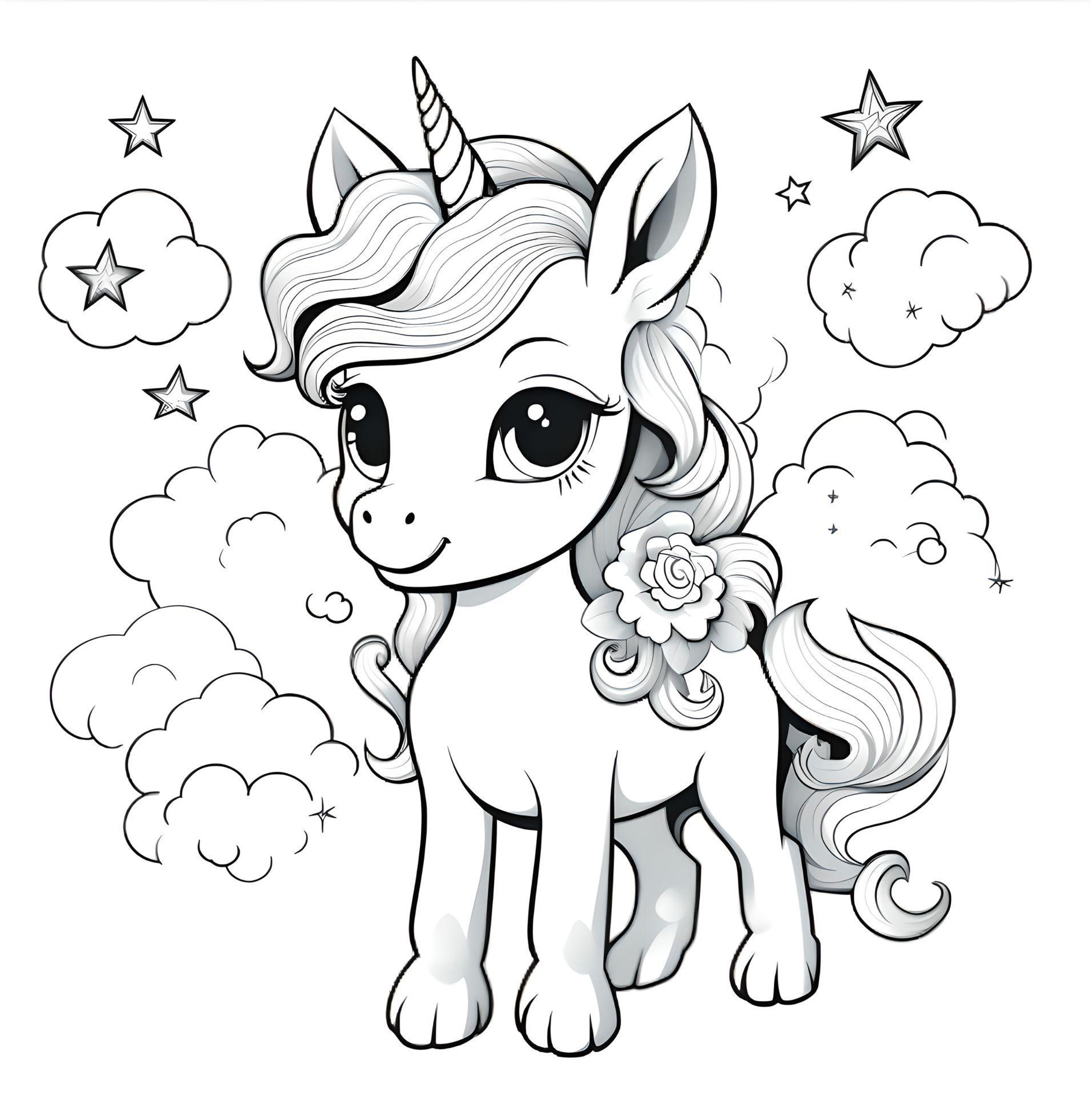 14 Unicorn Coloring Pages | Unicorn PDF, Unicorn Activities, Coloring for Kids, Unicorn Birthday ...