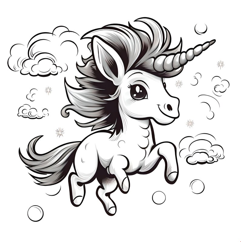 14 Unicorn Coloring Pages | Unicorn PDF, Unicorn Activities, Coloring ...