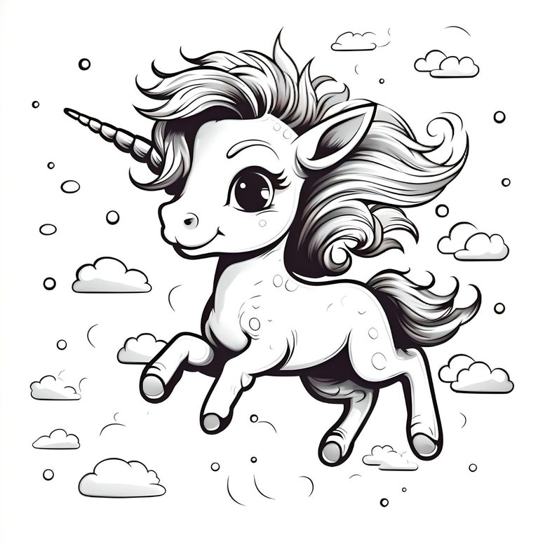 14 Unicorn Coloring Pages | Unicorn PDF, Unicorn Activities, Coloring ...