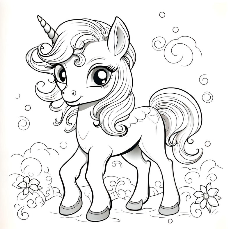 14 Unicorn Coloring Pages | Unicorn PDF, Unicorn Activities, Coloring ...