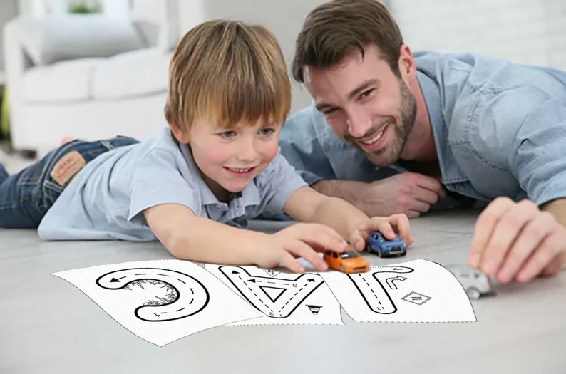 Printable Letter Tracing Maps, Learning While Playing, Letter Roads ...