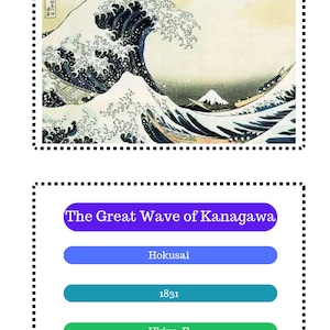 Famous Paintings Flashcards, 50 Paintings Everyone Should Know, Digital ...