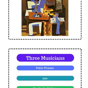 Famous Paintings Flashcards, 50 Paintings Everyone Should Know, Digital ...