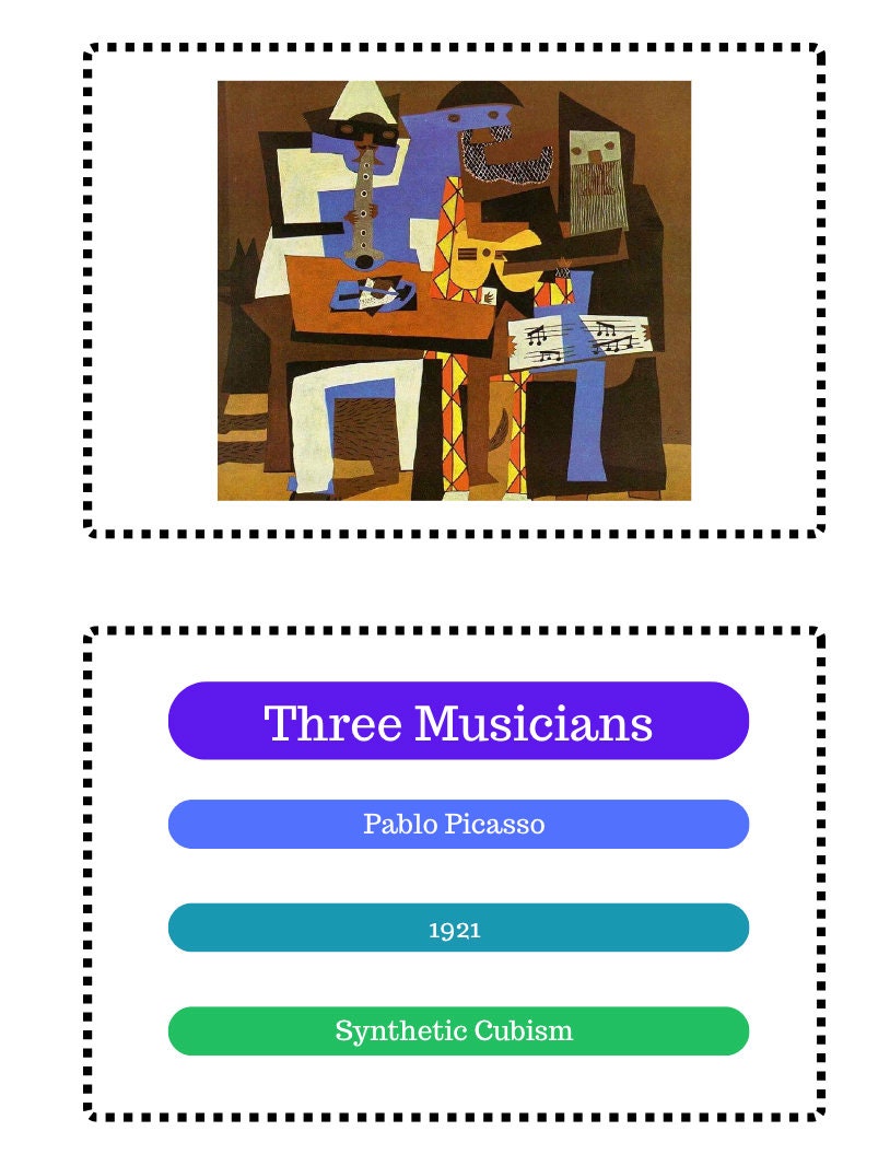 Famous Paintings Flashcards, 50 Paintings Everyone Should Know, Digital ...