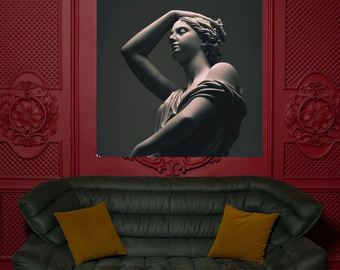 Classical Art Print, Vintage Sculpture Wall Art, Home Decor Poster ...