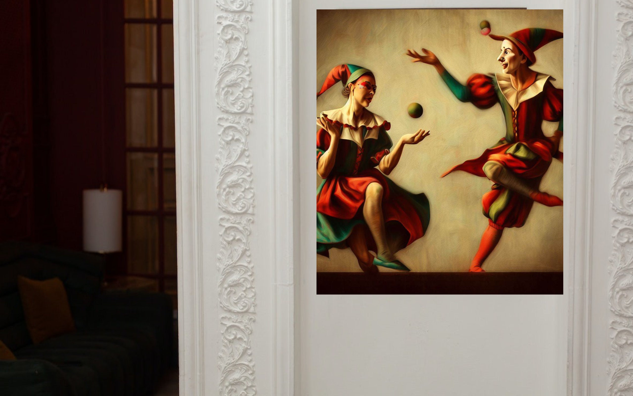 Clown Jesters Digital Download-printable Wall Art-artwork Prints-fine ...