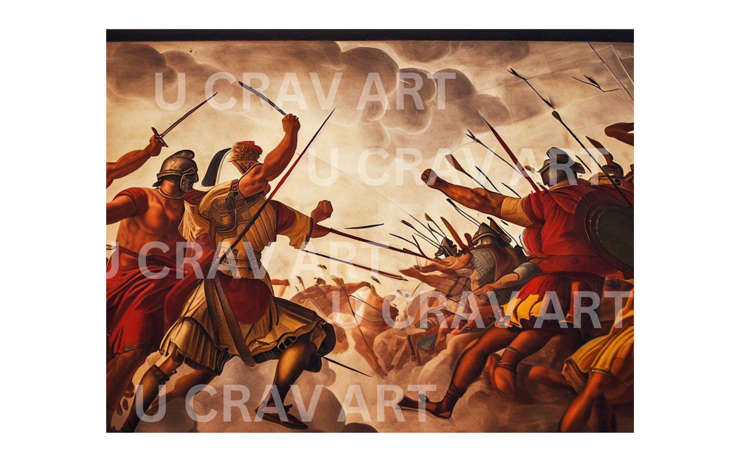 Roman War Paintings