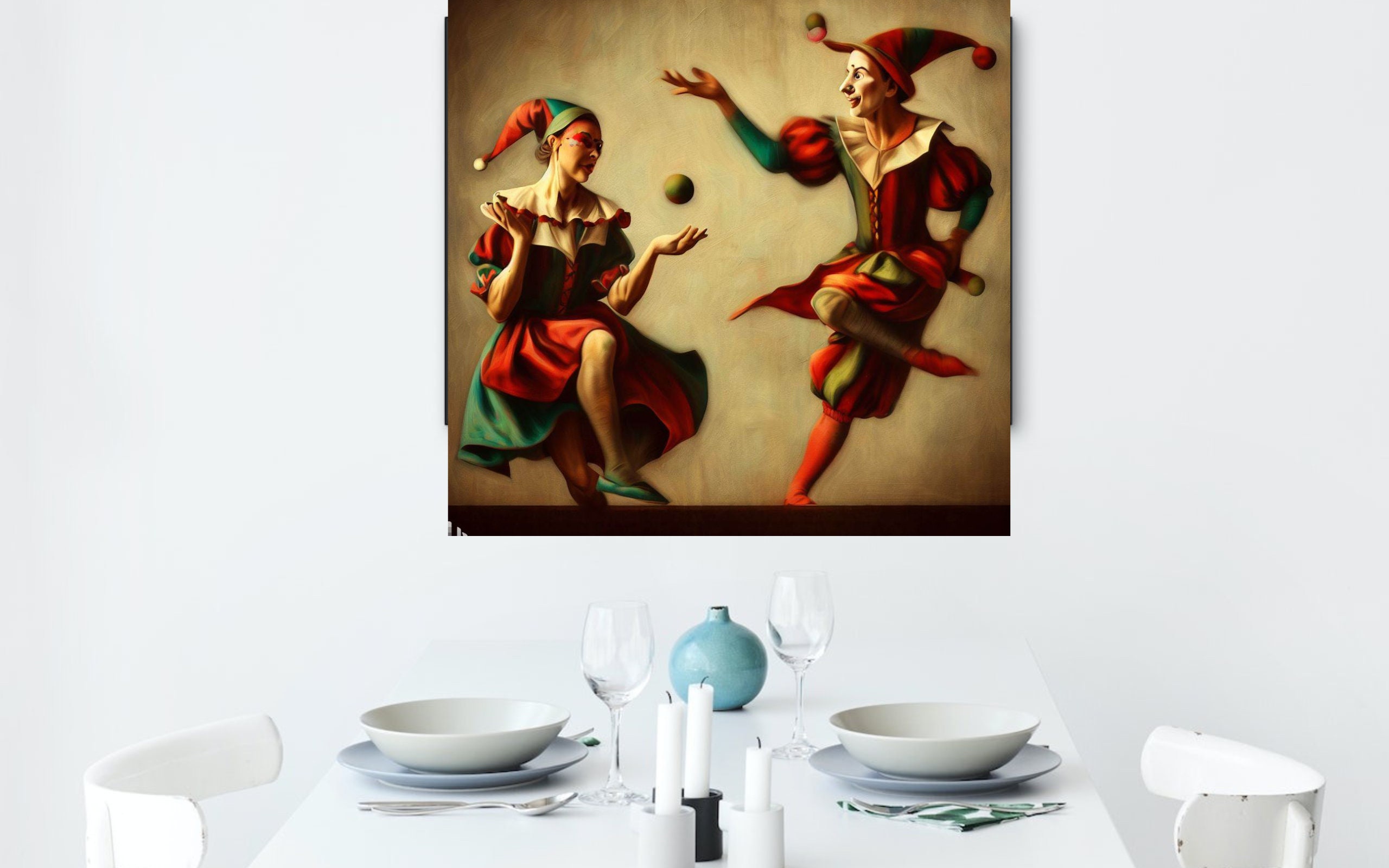 Clown Jesters Digital Download-printable Wall Art-artwork - Etsy
