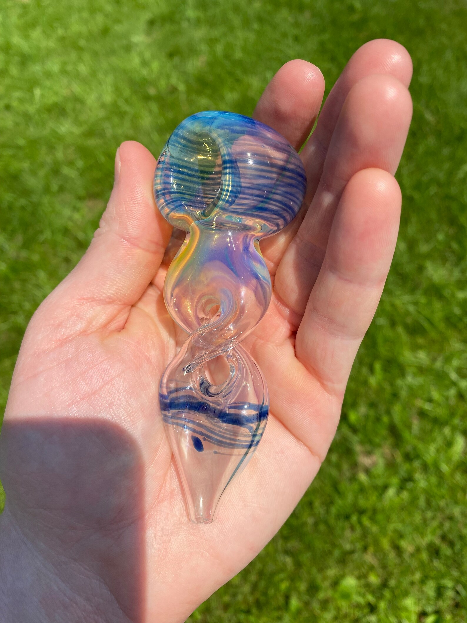 Twisting Glass Pipe Unique Handmade Glass Pipes Pretty Cheap - Etsy