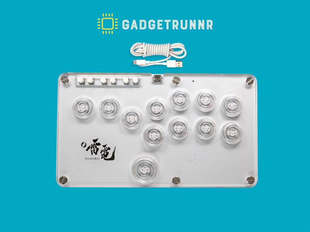 Raidenbox Core V2.0 PC Leverless All-button Arcade Fightstick, Inspired ...