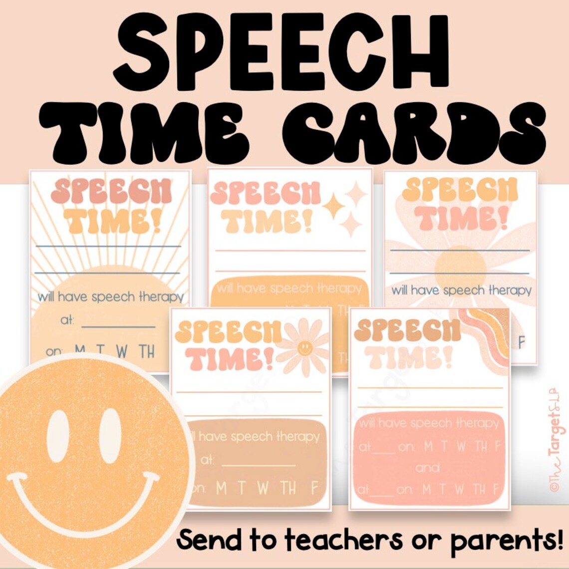 Retro/groovy Speech Therapy Decor for Speech Therapy Room Wall Signs ...