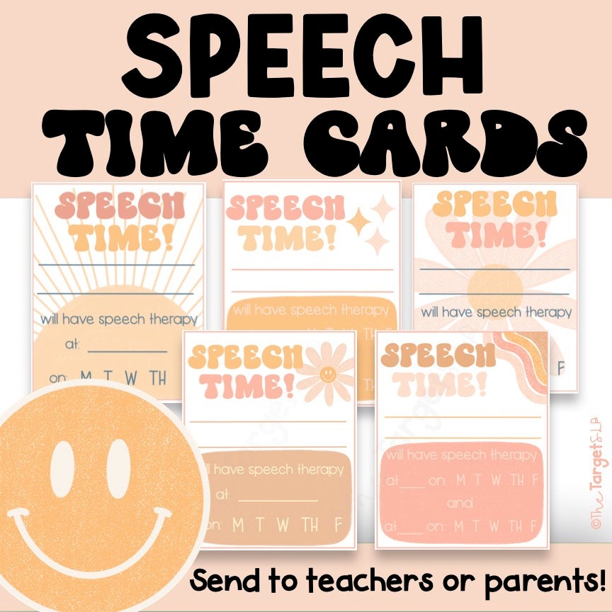 Retro/groovy Speech Therapy Decor for Speech Therapy Room- Wall Signs ...