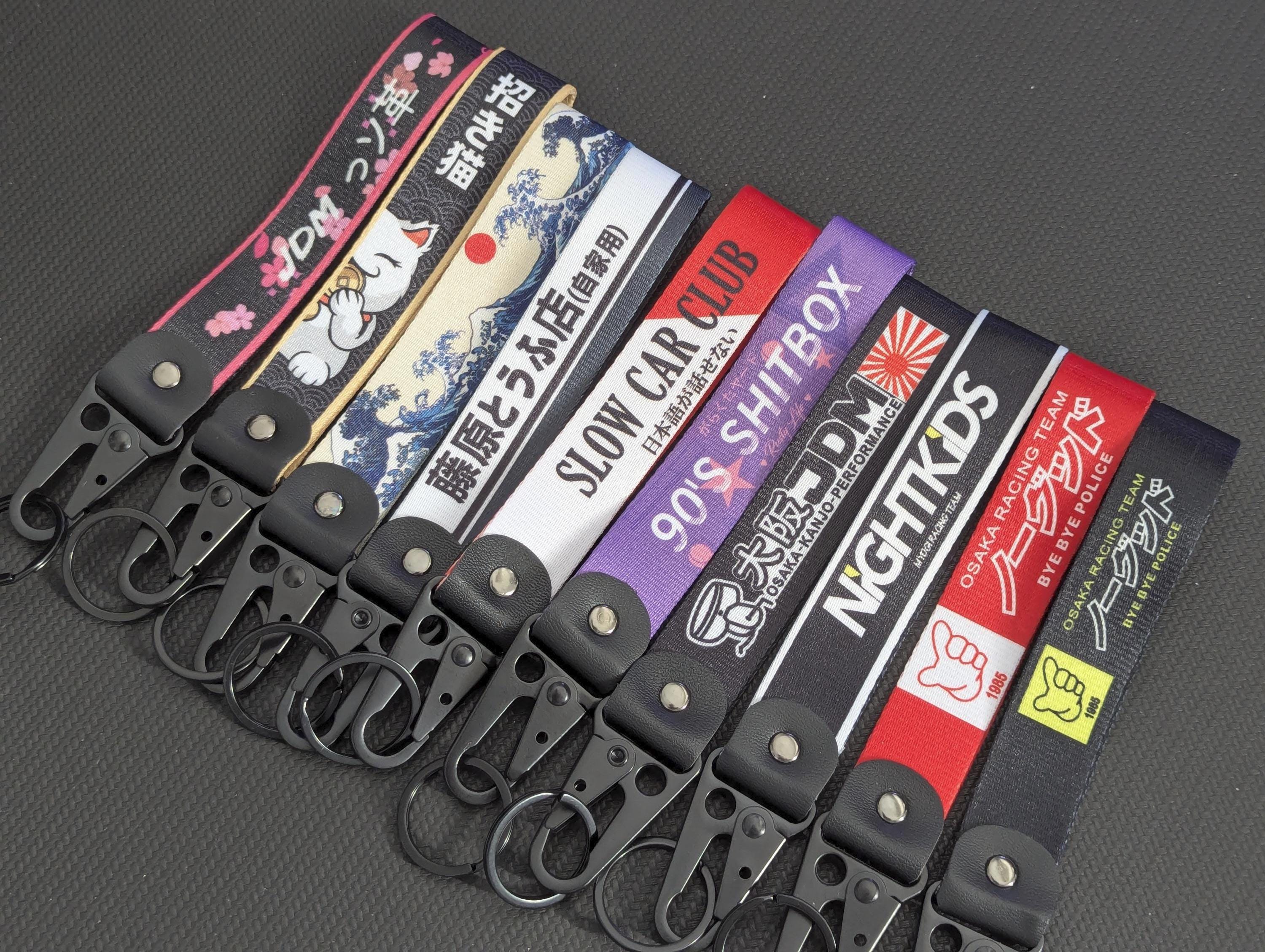 JDM Embroidered Keystraps - Racing Nismo JDM Waves Keychain Jet Tag - Etsy