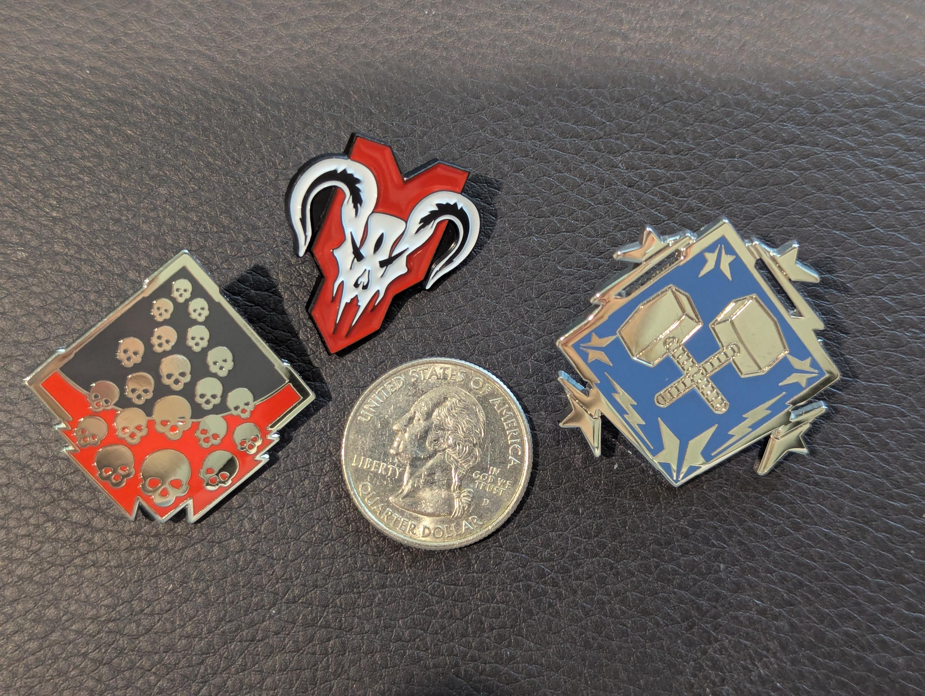 Apex Legends Badges Pins - Predator, 20 Eliminations, 4000 Damage - Etsy