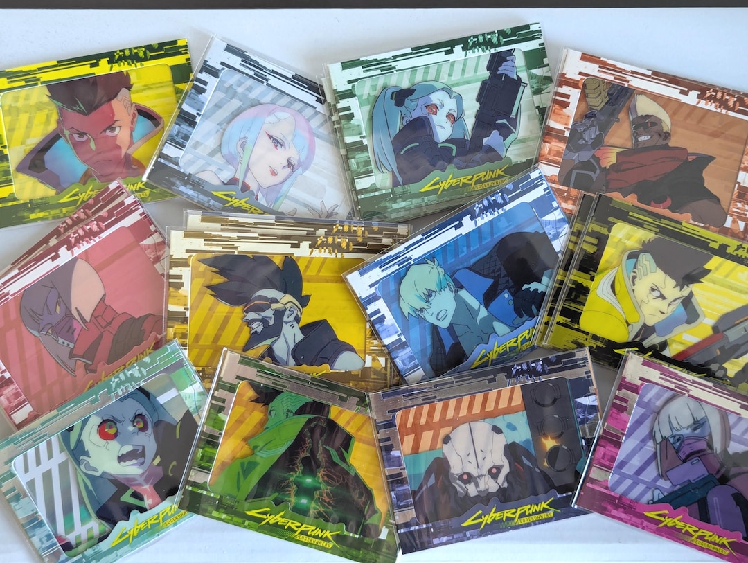 Cyberpunk Edgerunners Cybercel Cell Art Cards - Commons/rares/super ...