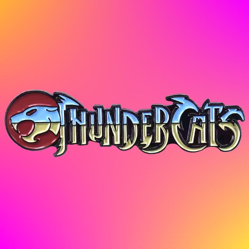 Thundercats Logo Pin - Thundercats Title Enamel Pin - Etsy