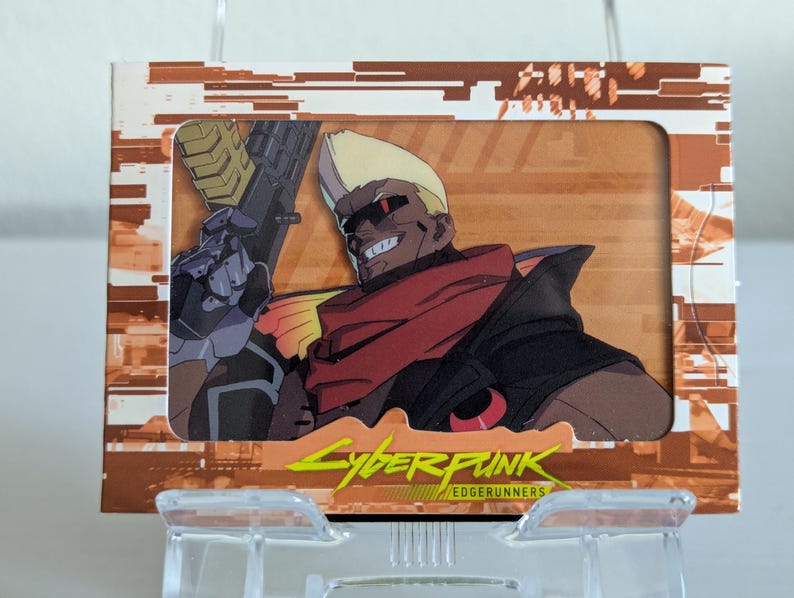 Cyberpunk Edgerunners Cybercel Cell Art Cards - Etsy