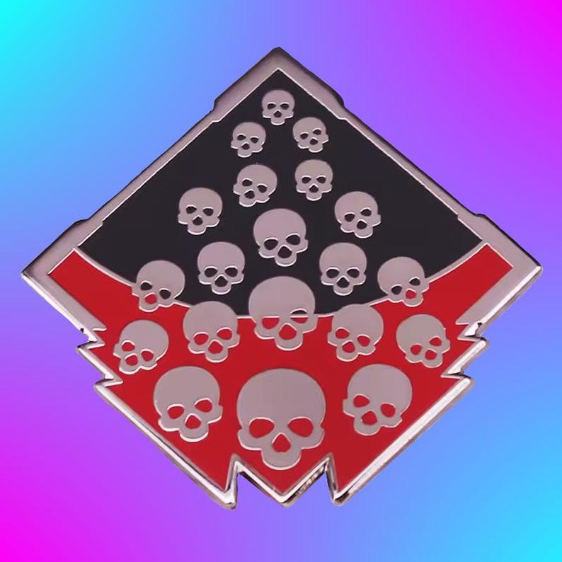 Apex Legends Badges Pins - Predator, 20 Eliminations, 4000 Damage - Etsy