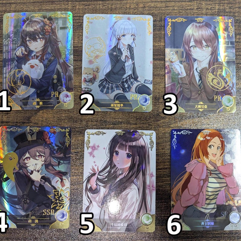 Waifu Cards - Etsy