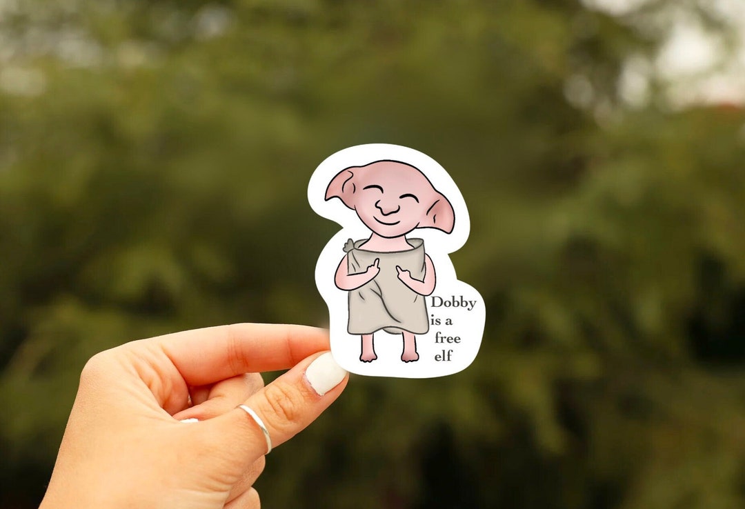 Dobby is a Free Elf Sticker VINYL MATERIAL WATERPROOF - Etsy