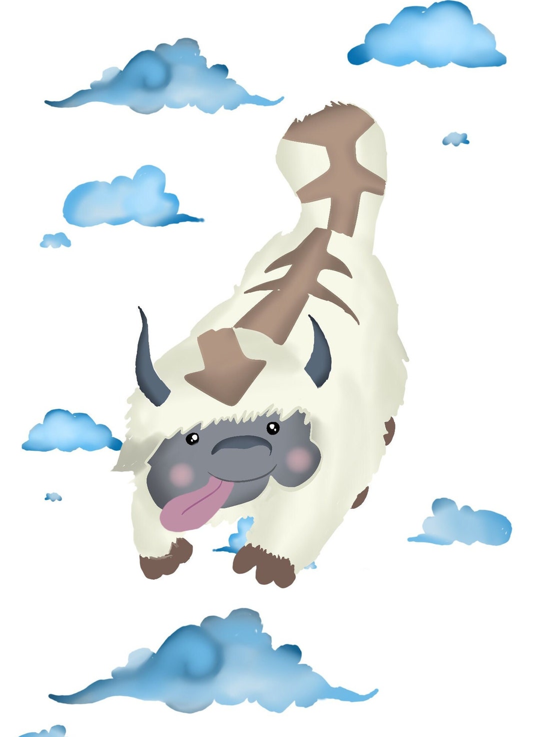 Appa Avatar Last Airbender Sticker Cute - Etsy