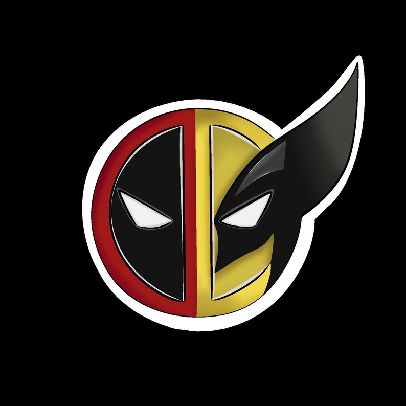 Deadpool & Wolverine Icon Sticker VINYL MATERIAL WATERPROOF - Etsy