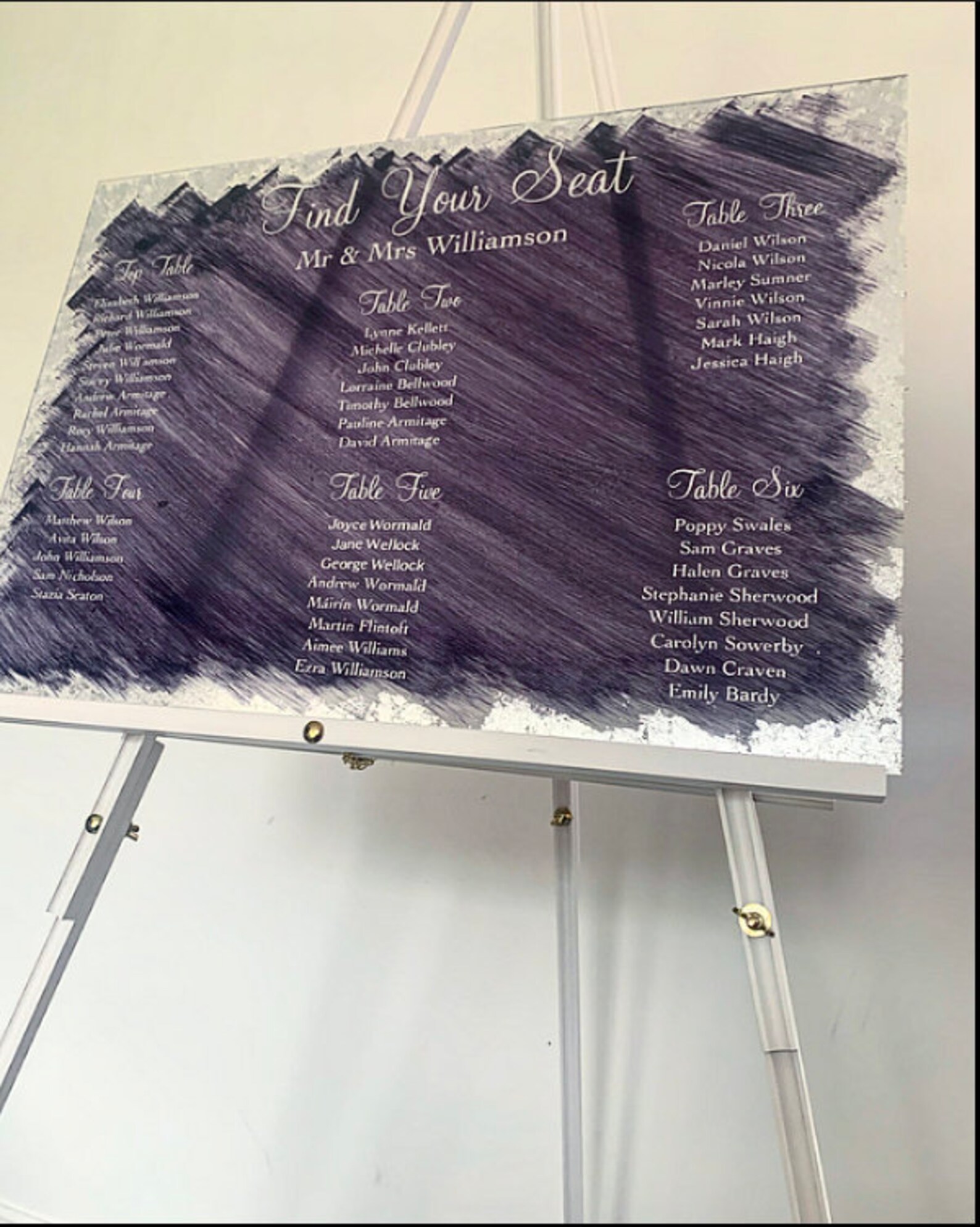Acrylic Wedding/ Event Table Plan - Etsy UK
