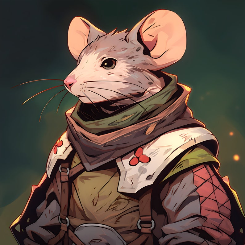 Mousefolk Character Art: 60 TTRPG Hero & NPC Tokens (digital Download ...