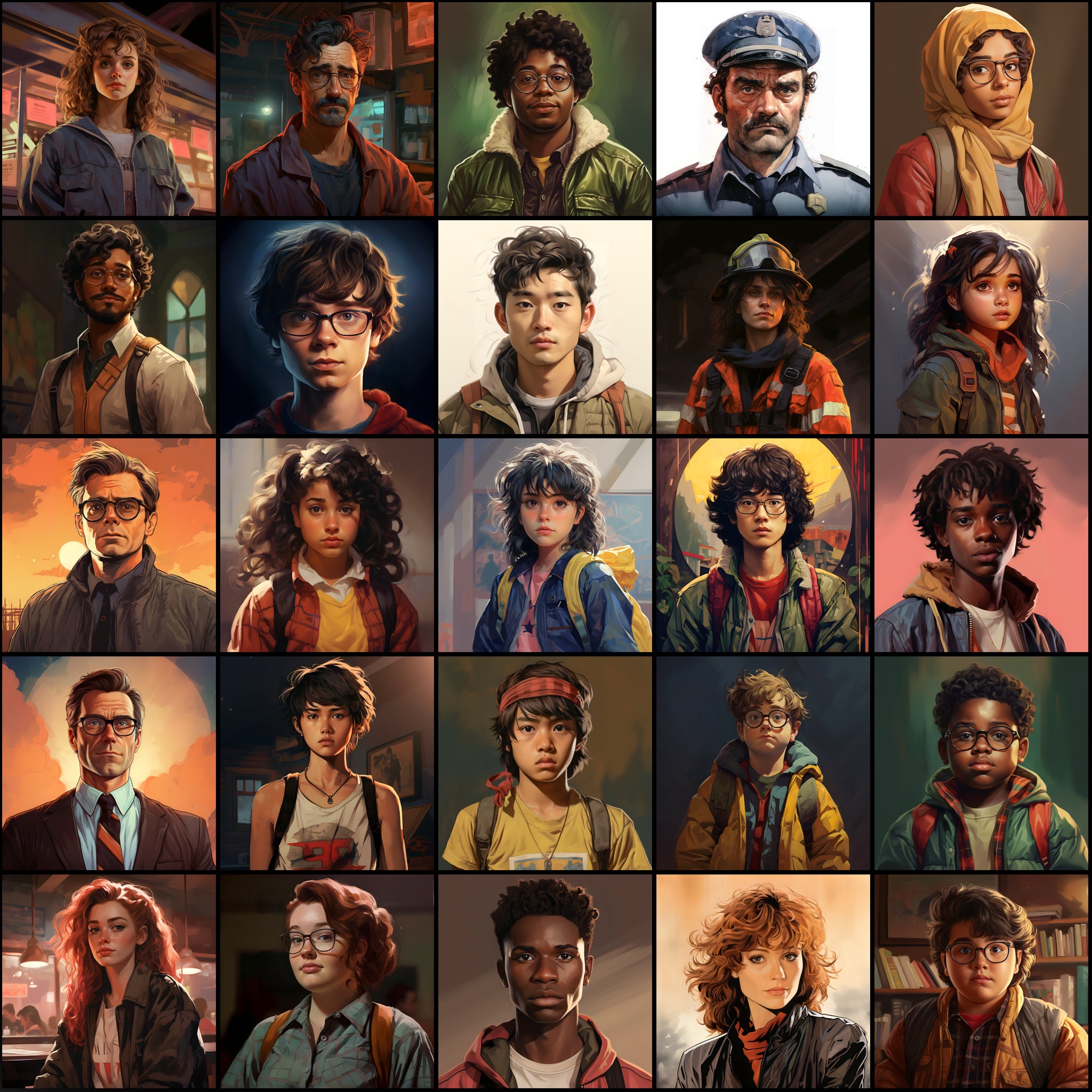 TTRPG Character Art: 60 Heroes & NPC Illustrations + Tokens (digital ...