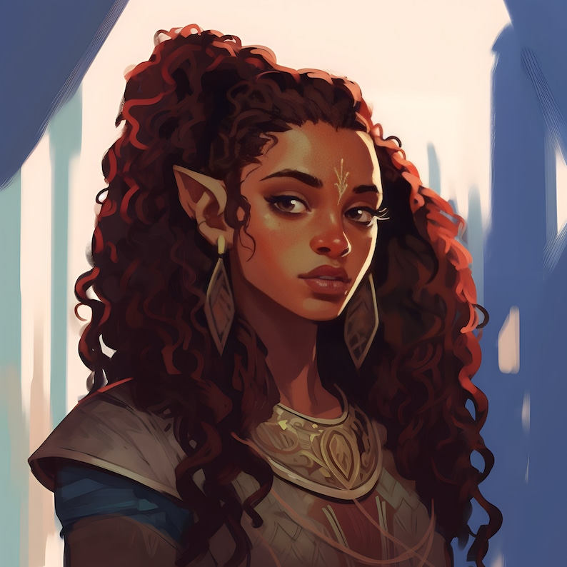 Elf/half-elf Hero & NPC Art: 60 TTRPG Character Tokens (digital ...