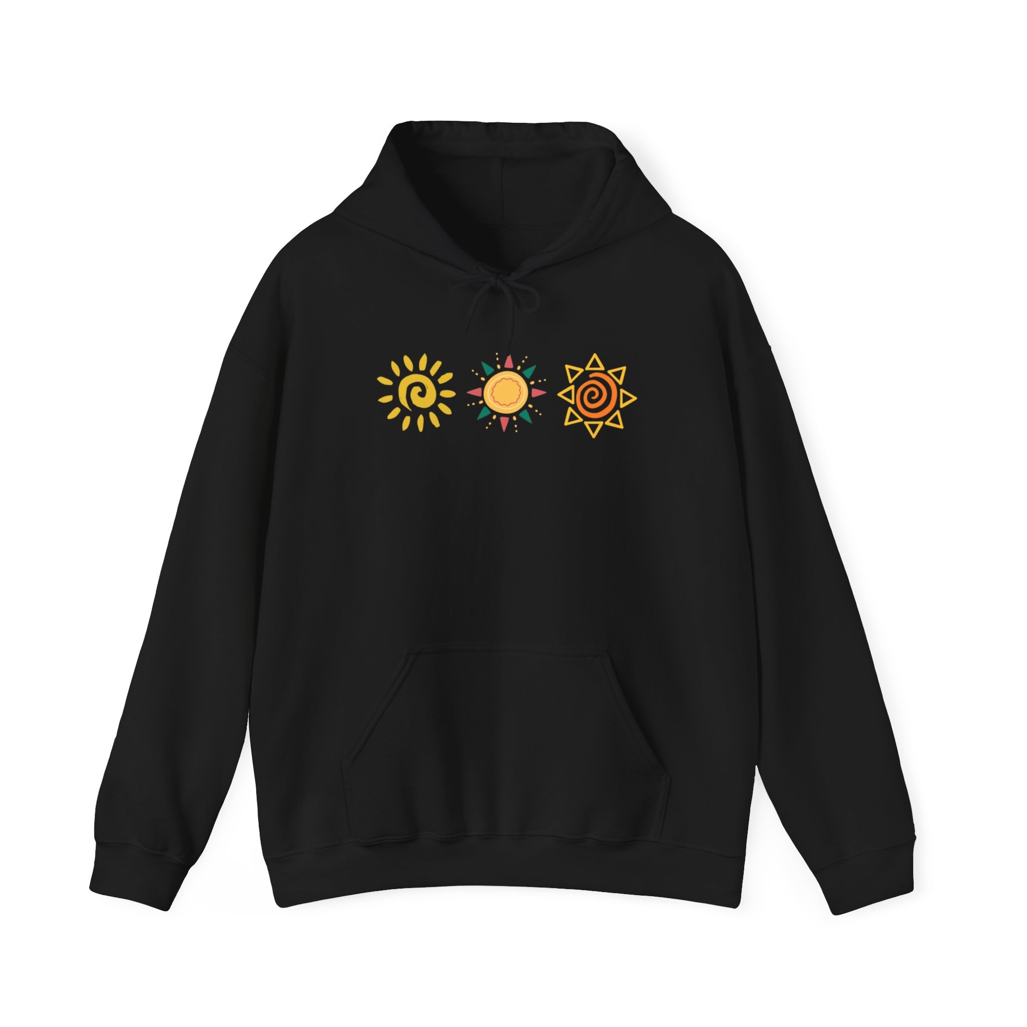 Sun Hooded Sweatshirt, Sunshine Hoodie, Graphic Hoodie, Boho Apparel - Etsy