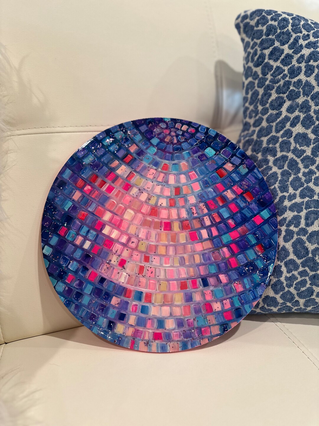 10 Inch Hand Painted Disco Ball/mirror Ball - Etsy
