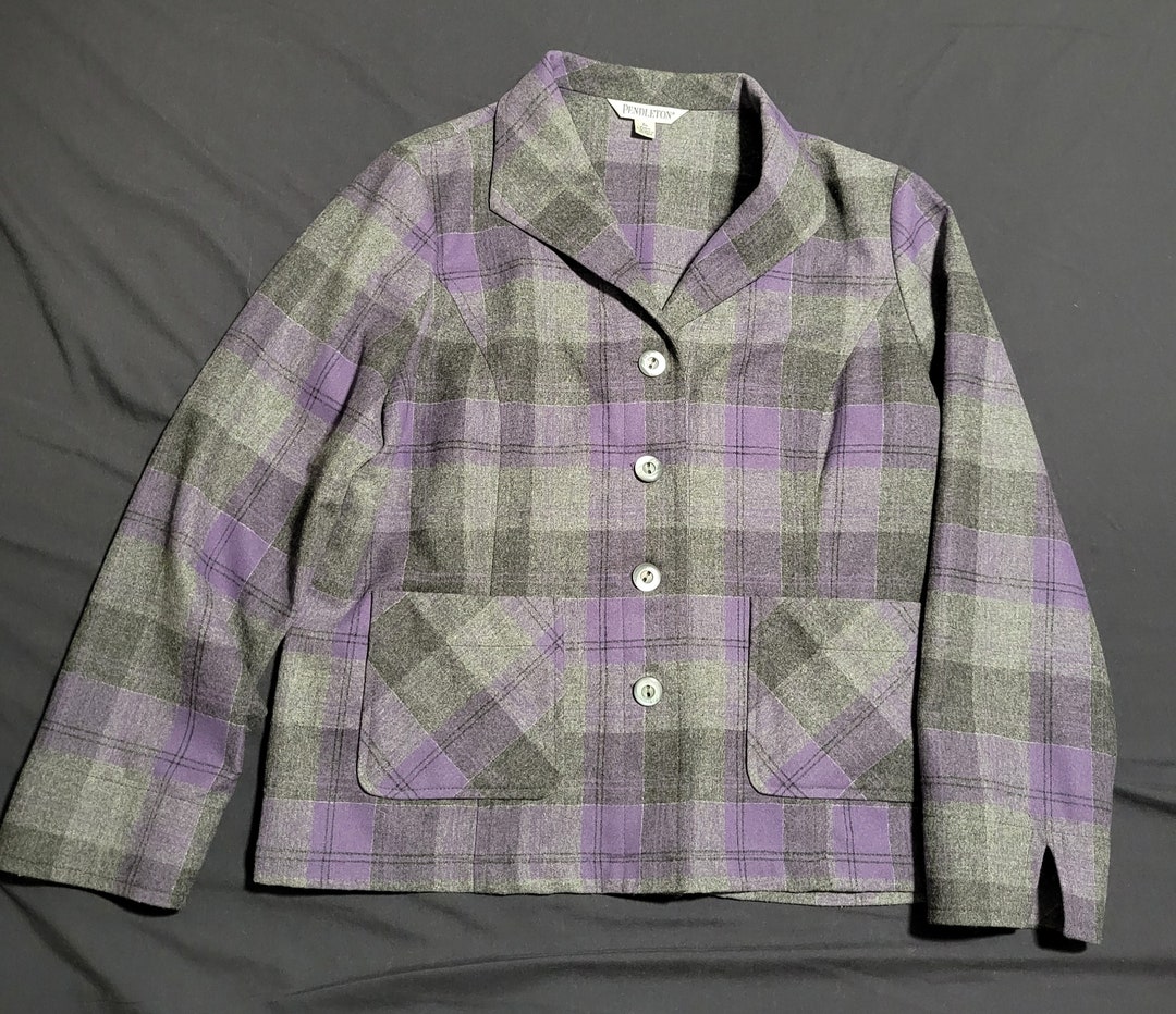 Vintage Pendleton 49ers Jacket XL Purple - Etsy