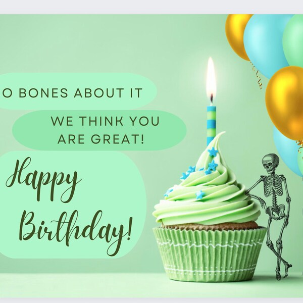 Chiropractic Birthday Card - Etsy