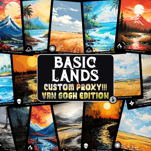 Mtg Proxy Lands - Etsy Australia