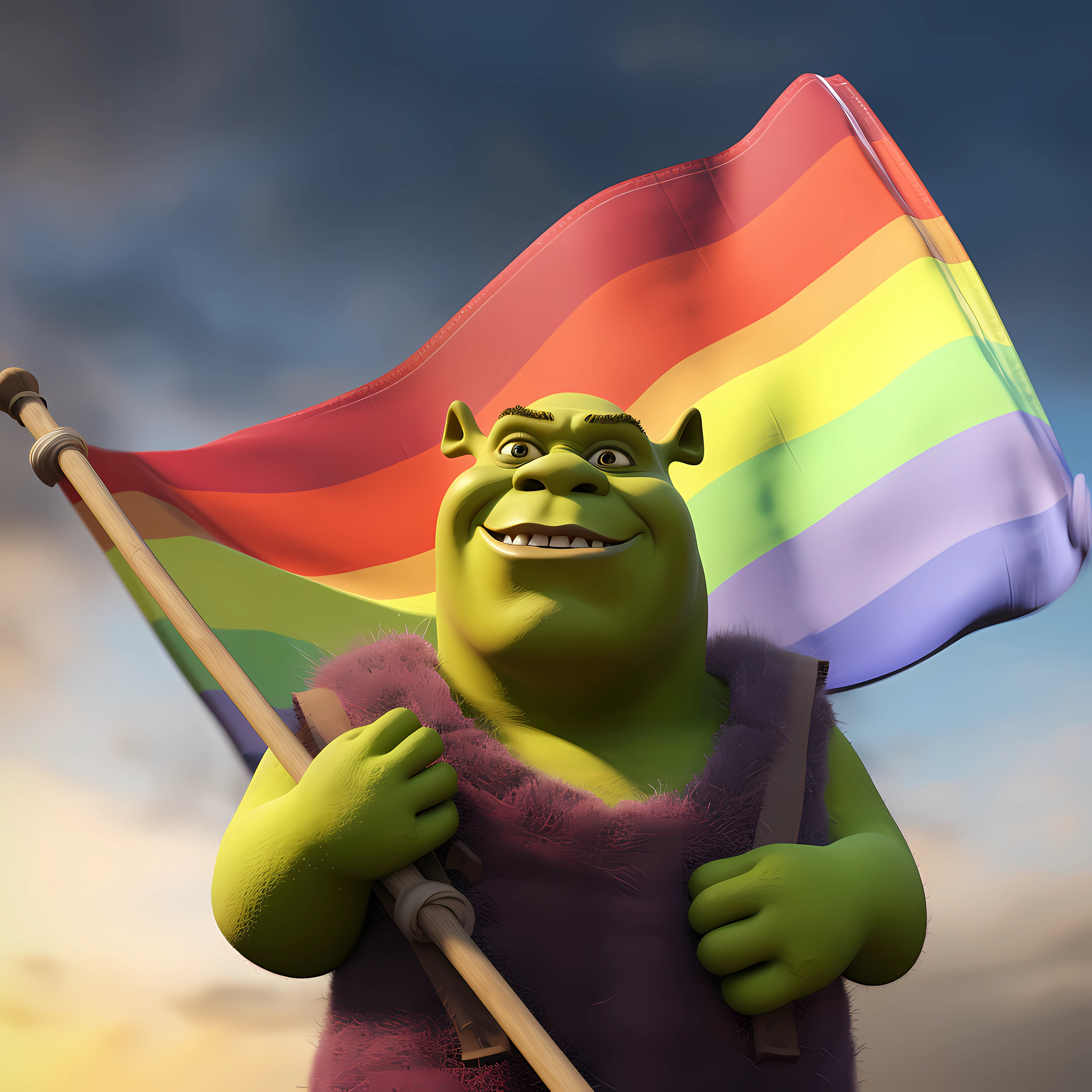 Shrek LGBTQ: an Icon of Pride - Etsy