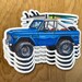 Vintage Ford Bronco Surfboard Sticker - 5 Inch - Etsy