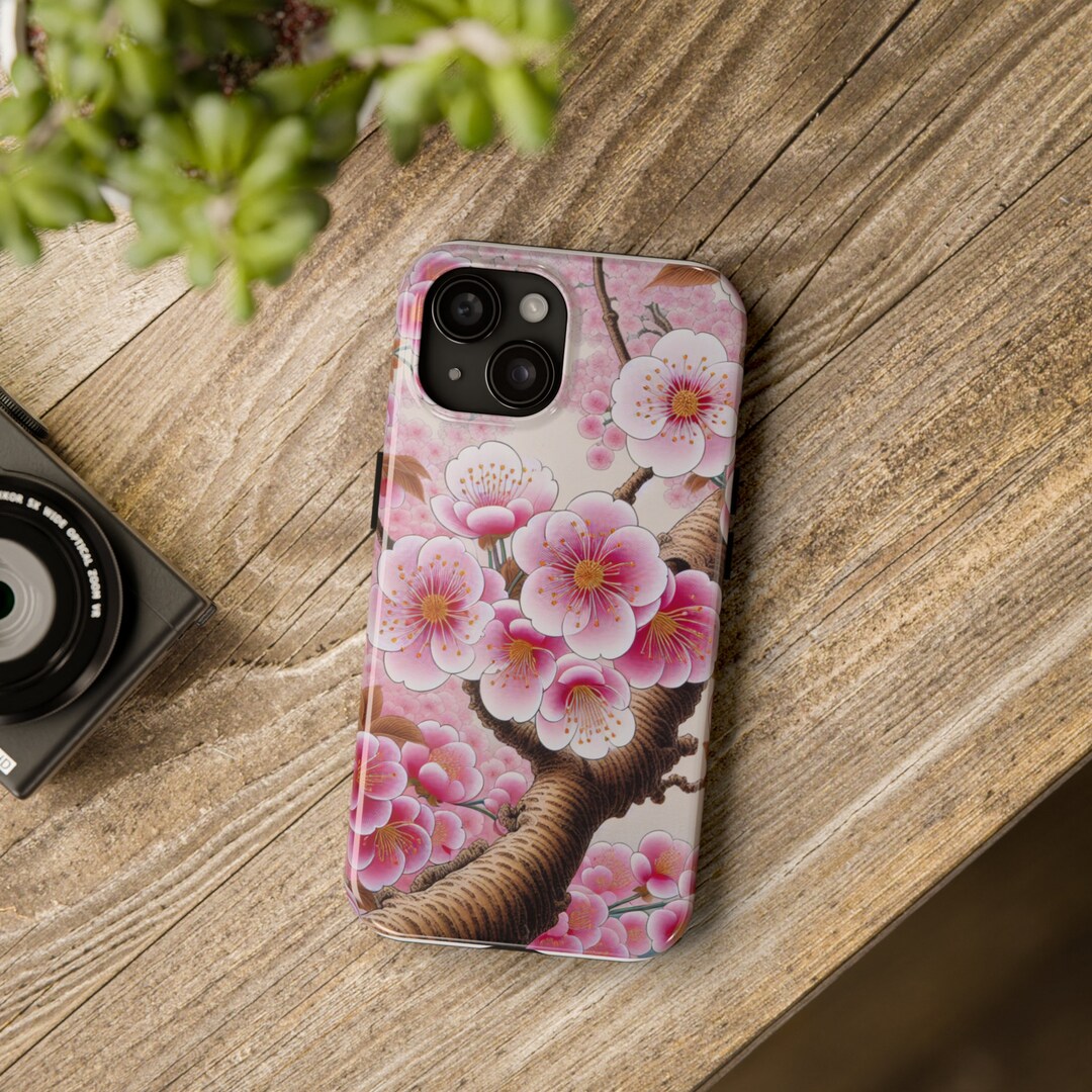 Nature-inspired Japanese Cherry Blossom Phone Case, Blossoming Phone Case, Timeless Phone Case ...