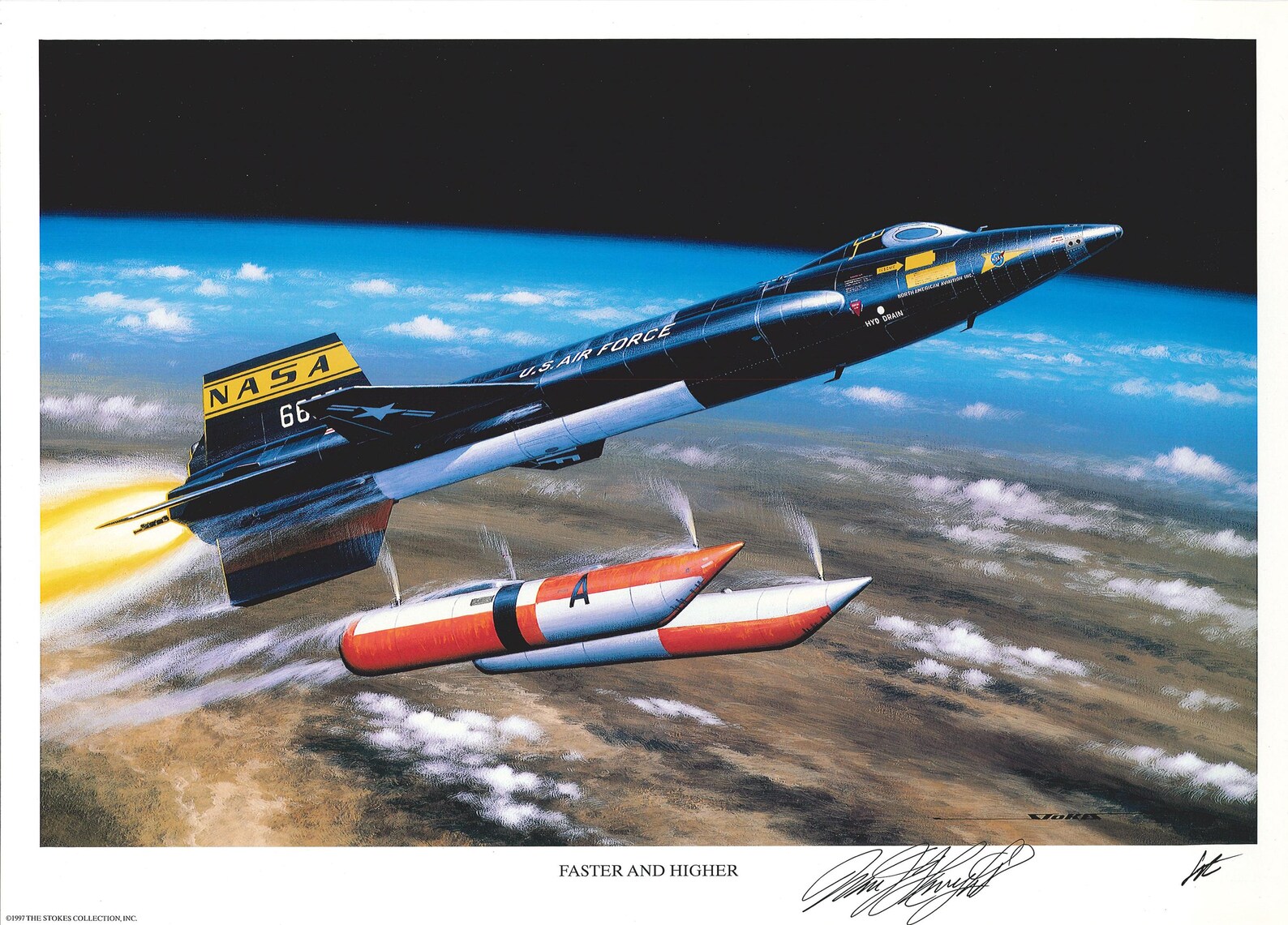 William "pete" Knight Signed "faster and Higher" 11 1/2 X 16 Stan ...