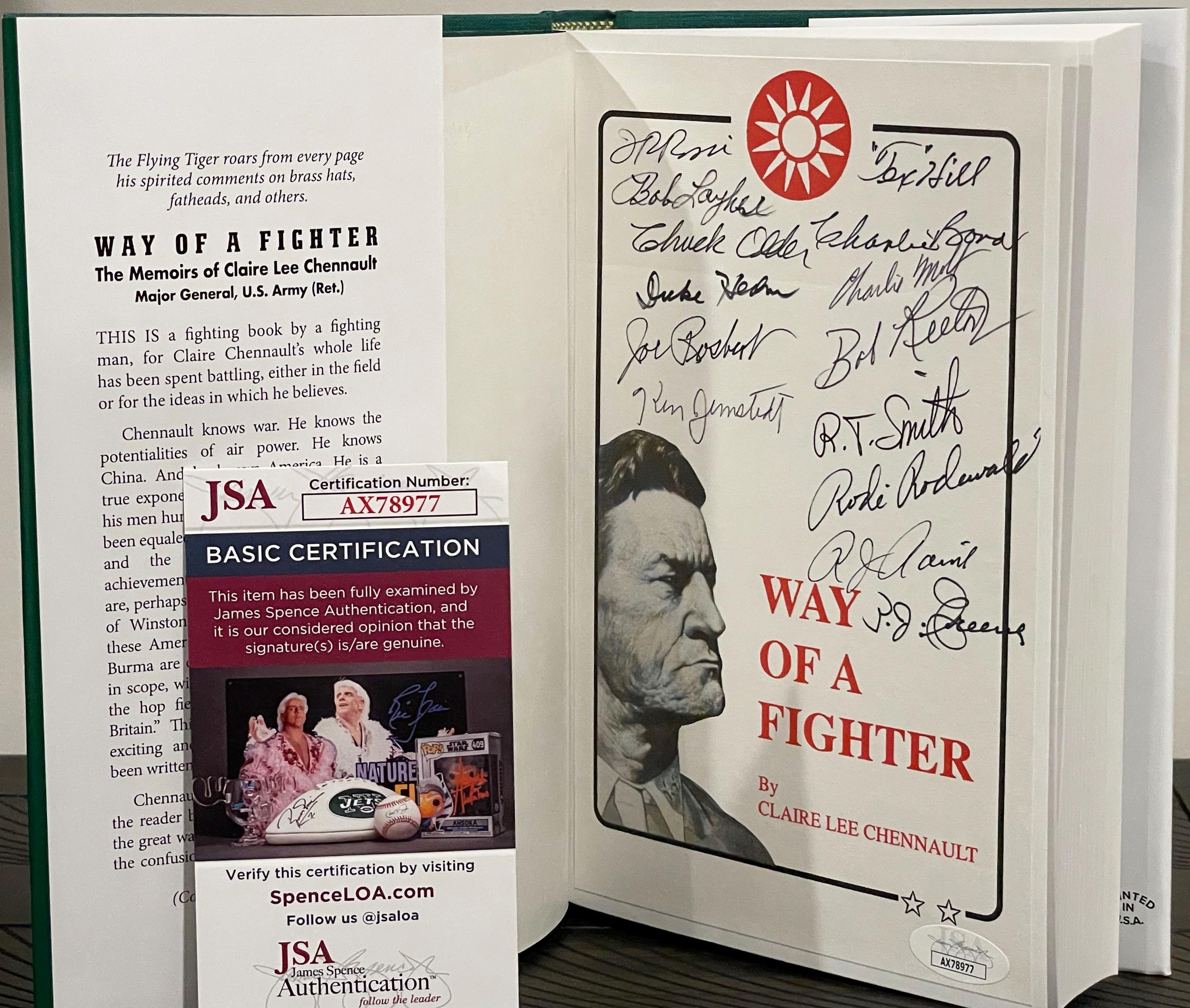 WWII Flying Tigers Signed Book: "way of a Fighter" (JSA Authenticated ...
