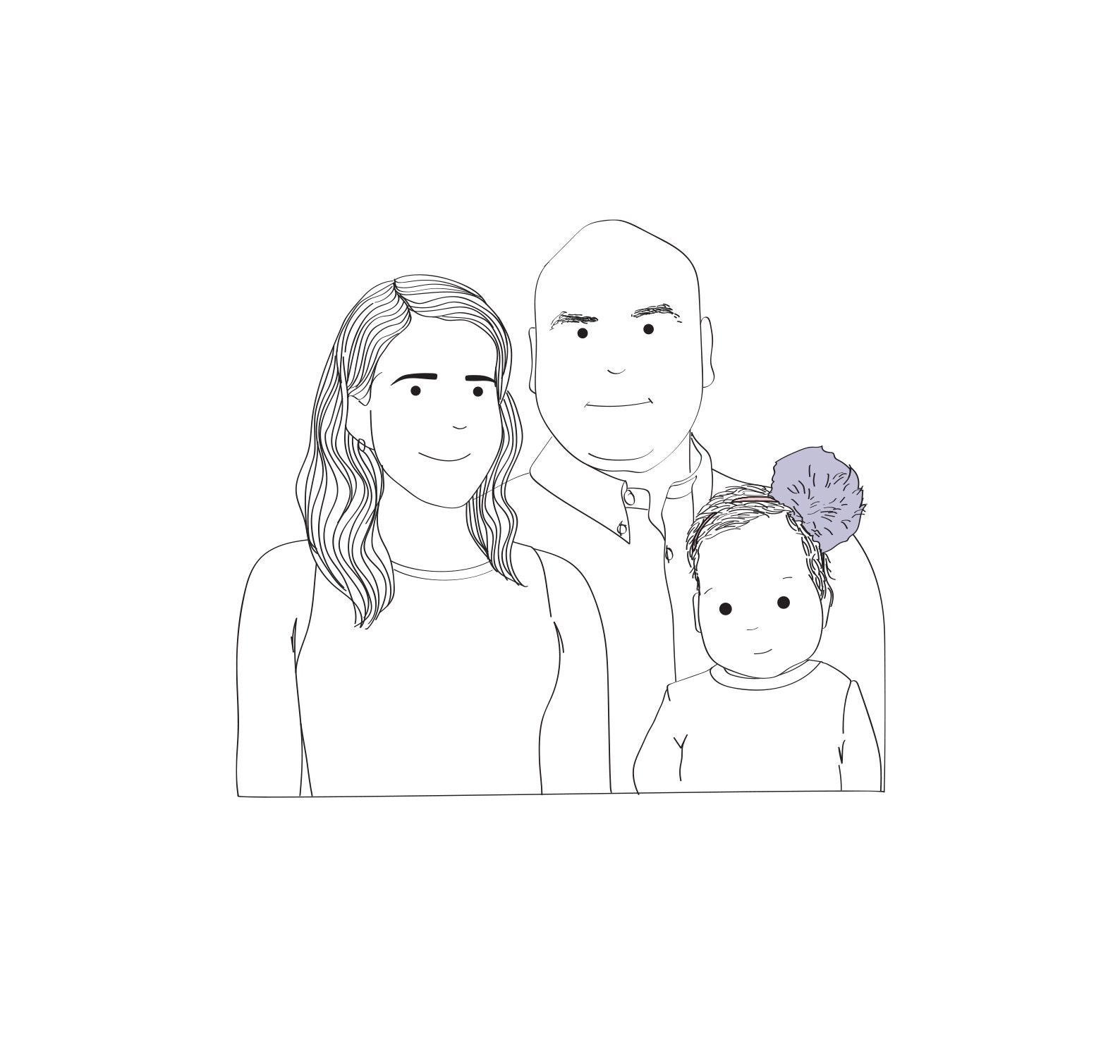Custom Family Portrait DIGITAL Custom Portrait - Etsy
